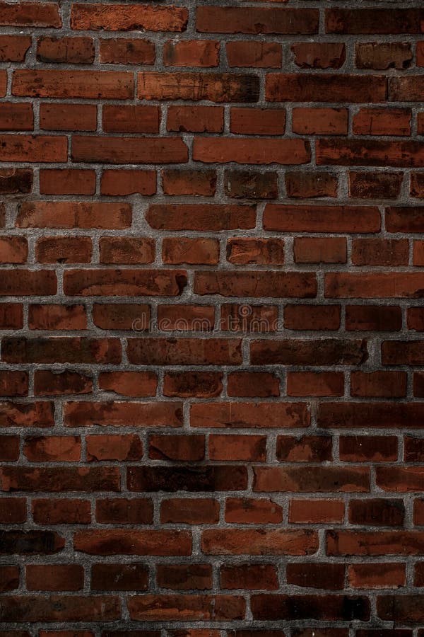 Dark Red Brick Wall Texture. Abstract Background Pattern Stock Image ...