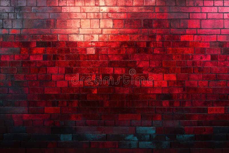 Dark Red Brick Wall Texture Background Stock Illustration - Illustration of crimson ...