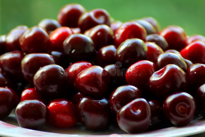 Dark red cherries stock image. Image of freshness, heap - 57129795