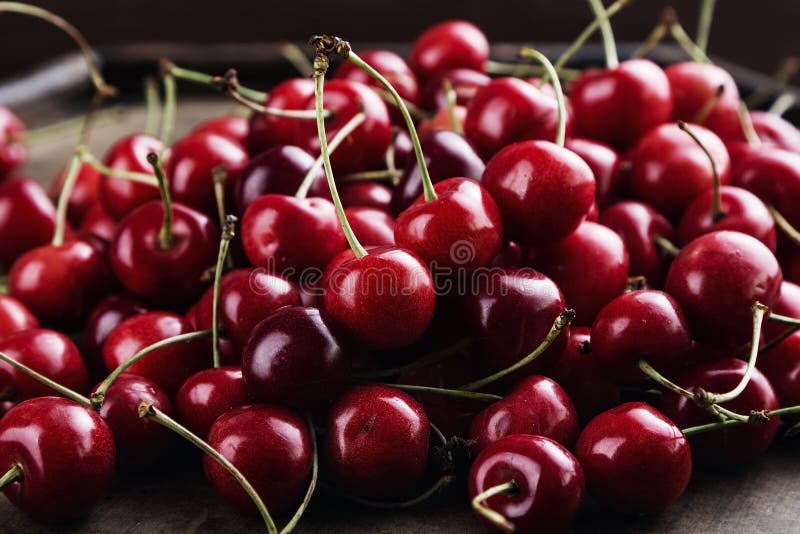 Dark red cherries stock image. Image of group, heap, berry - 72931877