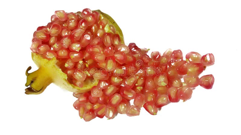 Dark Red Chinese Pomegranate Stock Image - Image of tropical, sweet ...