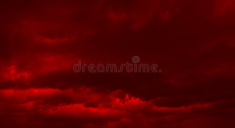 Dark Red Clouds. Storm Clouds Background Stock Photo - Image of cloud ...