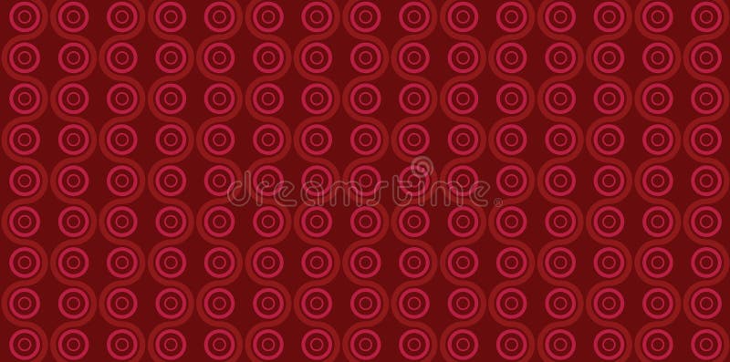 Dark Red Coloured Circle Pattern Wallpaper Stock Vector - Illustration ...
