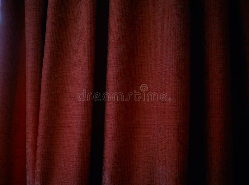 Dark Red Curtains Fabric Texture Backdrop Stock Image - Image of ...