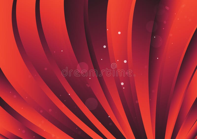 Dark Red Curved Stripes Gradient Background Stock Vector - Illustration ...