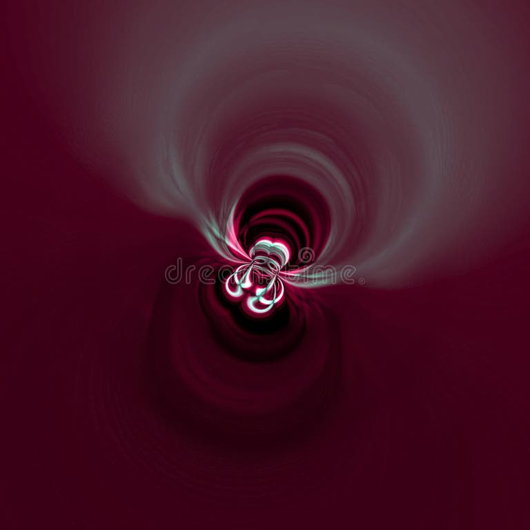 Glowing Dark Red and Pink Cyclone Style Pattern Stock Illustration ...