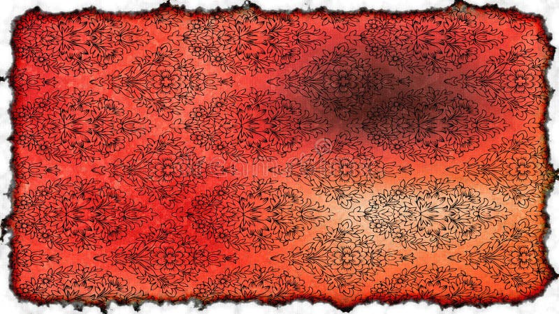 Dark Red Damask Pattern Texture Image Stock Illustration - Illustration ...