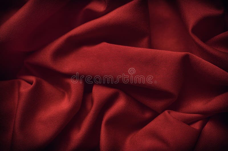 A Dark Red Fabric Texture Background Stock Photo - Image of fabric ...