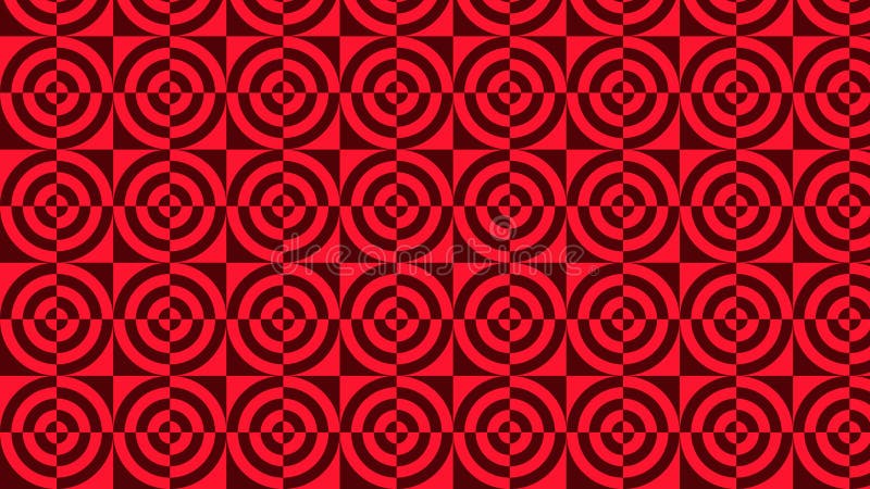 Dark Red Quarter Circles Pattern Background Vector Illustration Stock ...