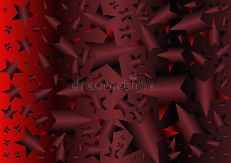 Dark Red Gradient Star Background Beautiful Elegant Illustration Stock ...