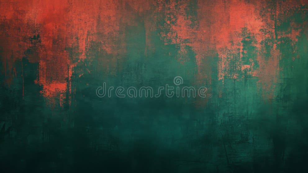 Dark Red and Green Grunge Texture Background Stock Illustration ...