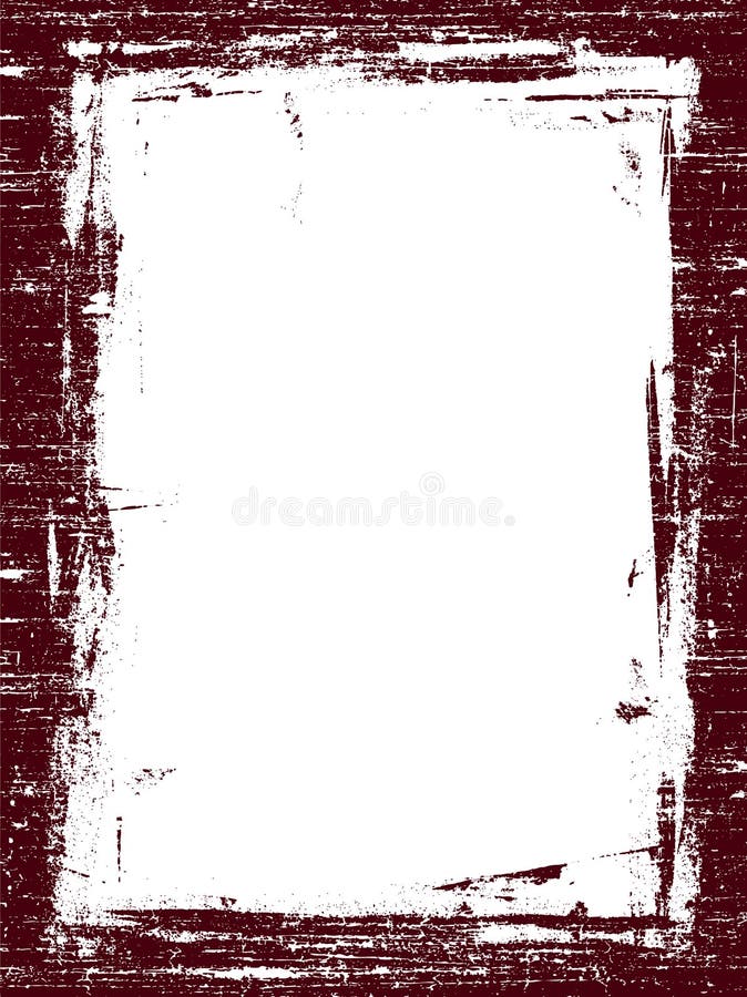 Dark red Grunged border stock vector. Illustration of border - 3217637