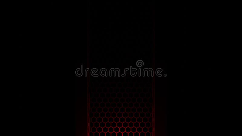 Dark Red Honeycomb Mesh Geometric Abstract Design with Dynamic Depth ...