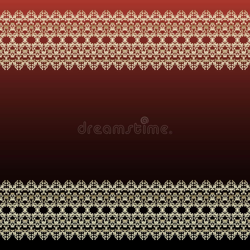 Dark Red Invitation Card with Abstract Pattern and Blank Horizon Stock ...