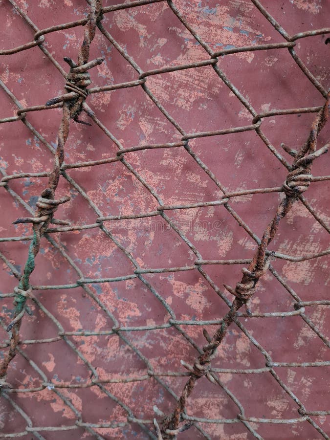 Dark Red Iron Bagar with Brown Wire Stock Image - Image of dark, brown ...