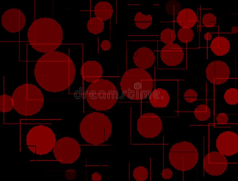 Dark Red Layout with Circle Shapes Stock Illustration - Illustration of ...