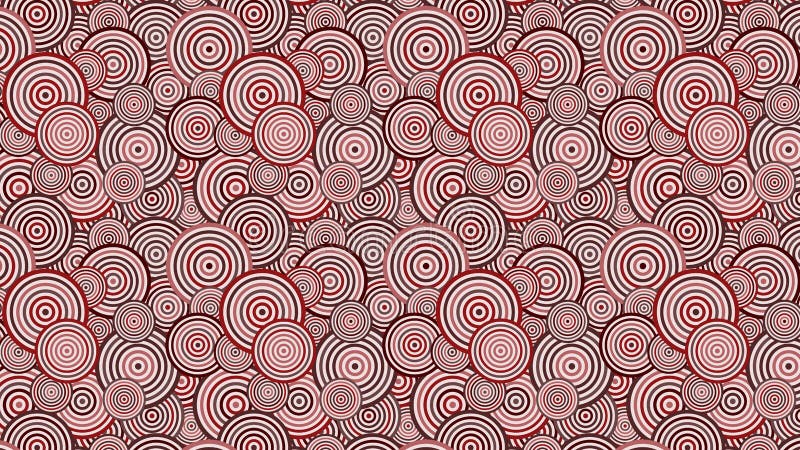 Dark Red Overlapping Concentric Circles Background Pattern Stock ...