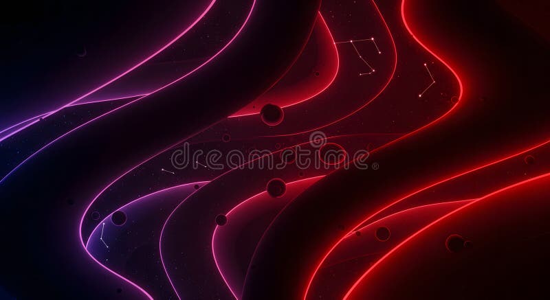 MERCURY LABYRINTH - DARK RED SCI-FI CONSTELLATION MAZE WALLPAPER Stock ...