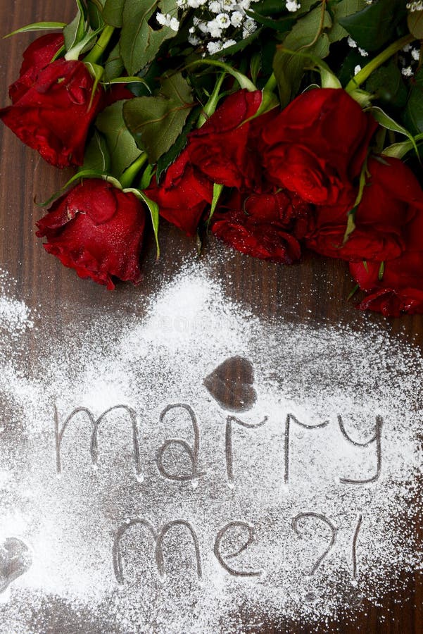 Dark Red Roses Marry Me Stock Photos - Free & Royalty-Free Stock Photos ...