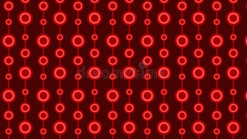 Dark Red Seamless Geometric Circle Pattern Background Illustrator Stock ...