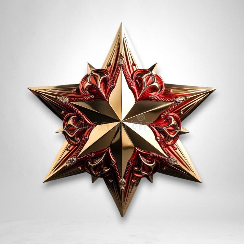 Soviet Realism Inspired Poster: Mountain Range on Red Background Stock ...