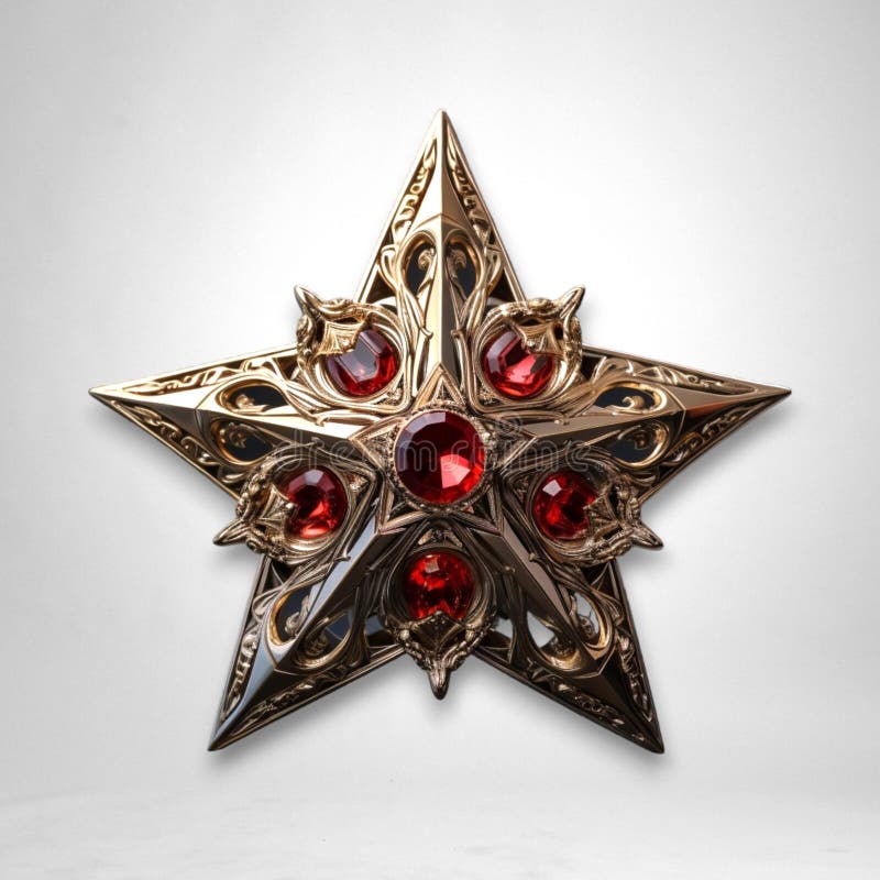 Soviet Realism Inspired Poster: Mountain Range on Red Background Stock ...