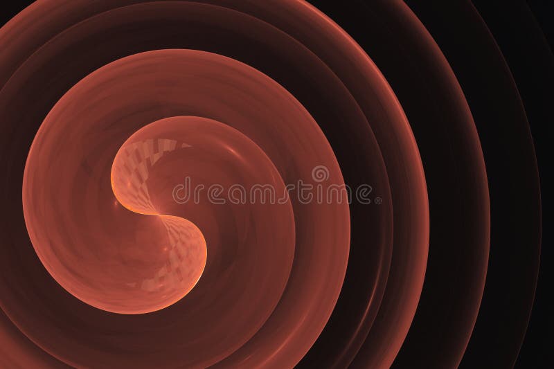 Dark Red Swirling Pattern of Crooked Waves on a Black Background. Stock ...