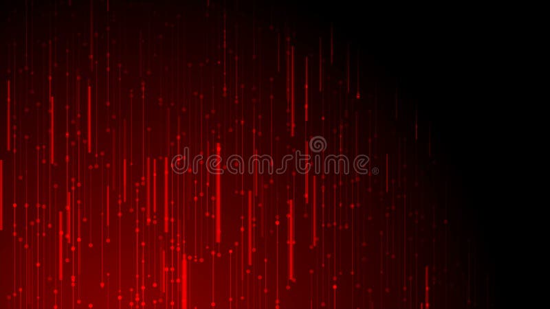 Dark Red Technology Lines Abstract Motion Background Stock Video ...