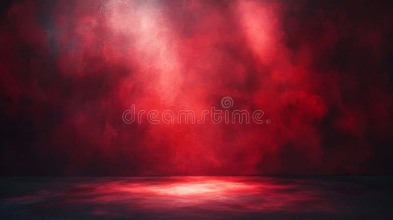 Dark Red Textured Background with Dramatic Lighting Stock Illustration ...