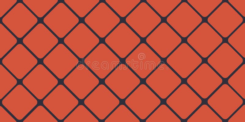 Dark Red Tile of Round Squares, Geometric Mosaic Grid Pattern, Abstract ...