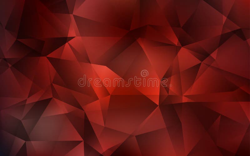 Dark Red Vector Gradient Triangles Pattern Stock Vector - Illustration ...