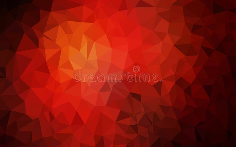 Dark Red Vector Triangle Mosaic Template. Stock Vector - Illustration ...