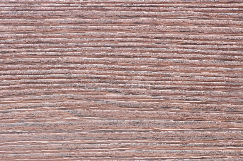 Dark Red Walnut Rich Pattern in a Strip of Natural Wood on a Cut Close ...