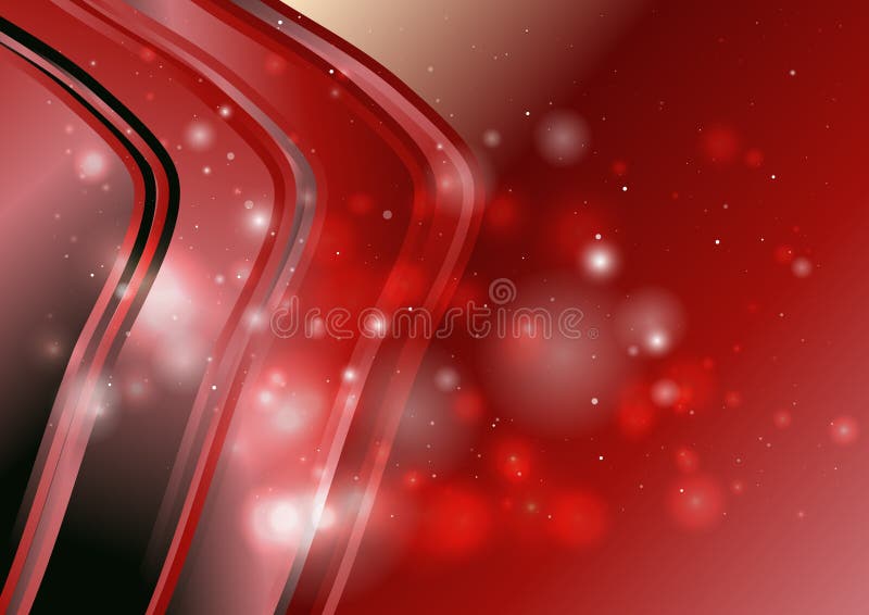 Dark Red Wave Background Vector Illustration Stock Vector ...