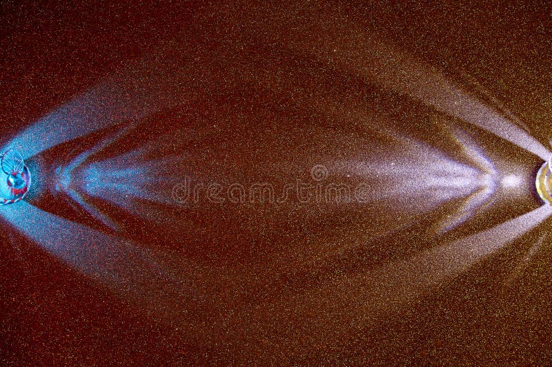 On a Dark Red and Yellow Gradient Fine-grained Background, Light Blue ...