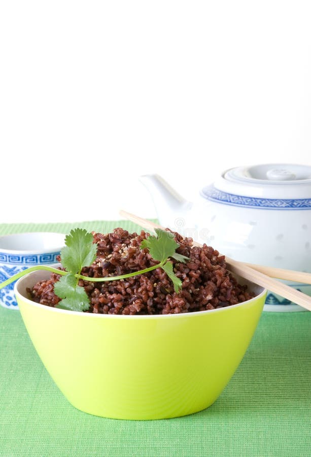 Dark Rice stock photo. Image of delicious, nutrient, vitamins - 9098914