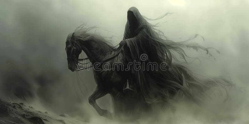 Dark rider witch king stock illustration. Illustration of demon - 307084599