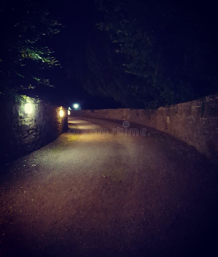 Dark road stock image. Image of view, dark, road, work - 100277691