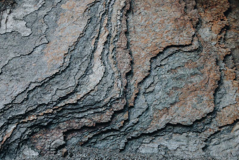 Dark rock texture stock image. Image of stone, detail - 195749473