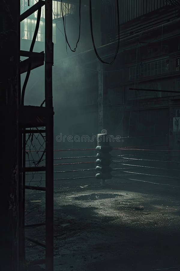 Dimly Lit Room with Illuminated Window. Generative AI. Stock Photo ...