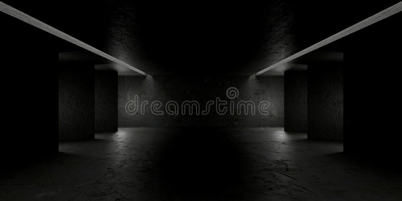 Dark room stock illustration. Illustration of ground - 253821533