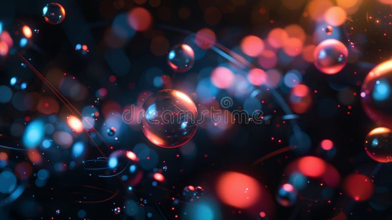 A Dark Room is Filled with Glowing Orbs Representing the Uncertainty ... A Dark Room is Filled with Glowing Orbs Representing the Uncertainty ...