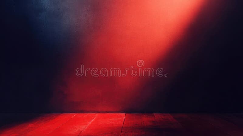 A Dark Room with Red and Blue Lighting Stock Photo - Image of ...