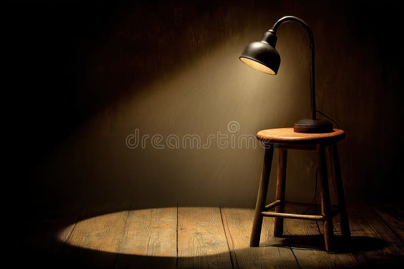 Bar Wooden Stool. Four Legged Stool. Vector Stock Illustration. Stock ...