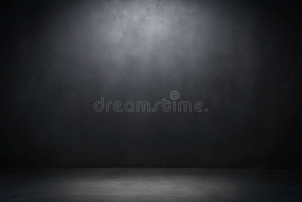 Dark Room Studio Backdrop, Empty Scene for Product Display Stock Photo - Image of blank, gray ...