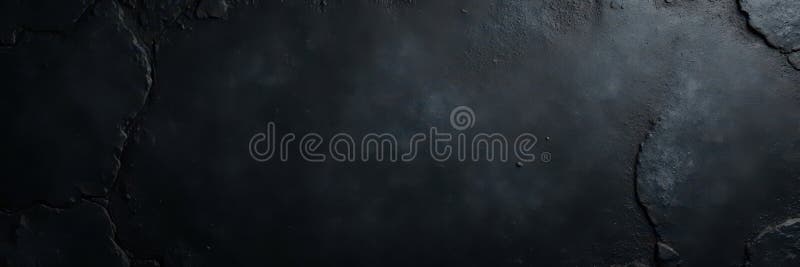 Dark, Rough Concrete; Deep Black Grunge Texture, Dark Background, Exterior Stock Illustration ...