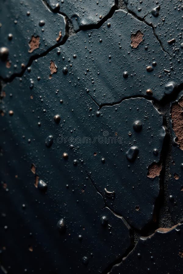Dark, Rough, Metallic Surface with Scratches and Cracks , Shadow ...