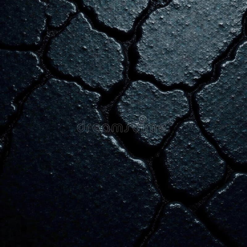 Dark, Rough Surface with Deep Crevices and Shadows , Design, Monochrome ...