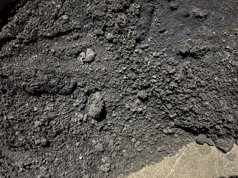 Dark, Rough Texture of Fine Coal Under Natural Light Stock Image ...