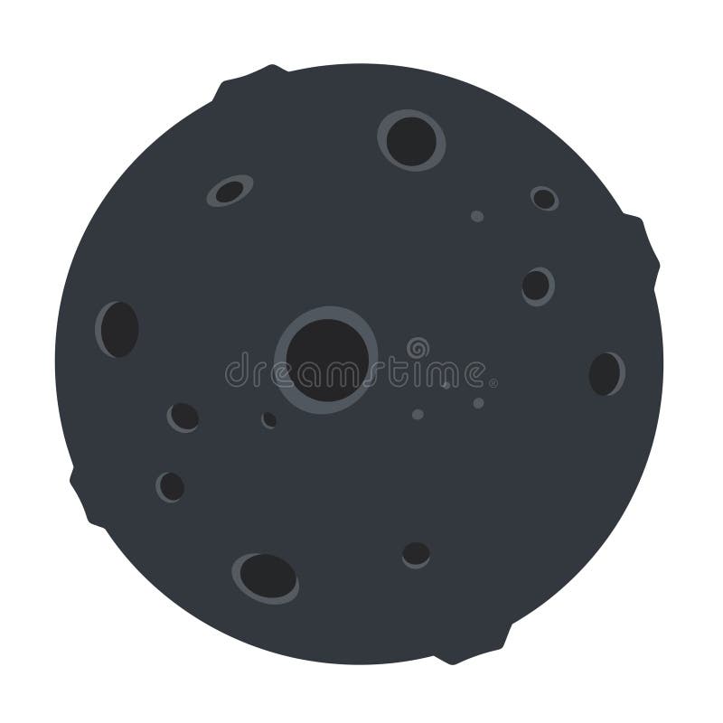 Moon crater clipart stock vector. Illustration of crater - 372054466